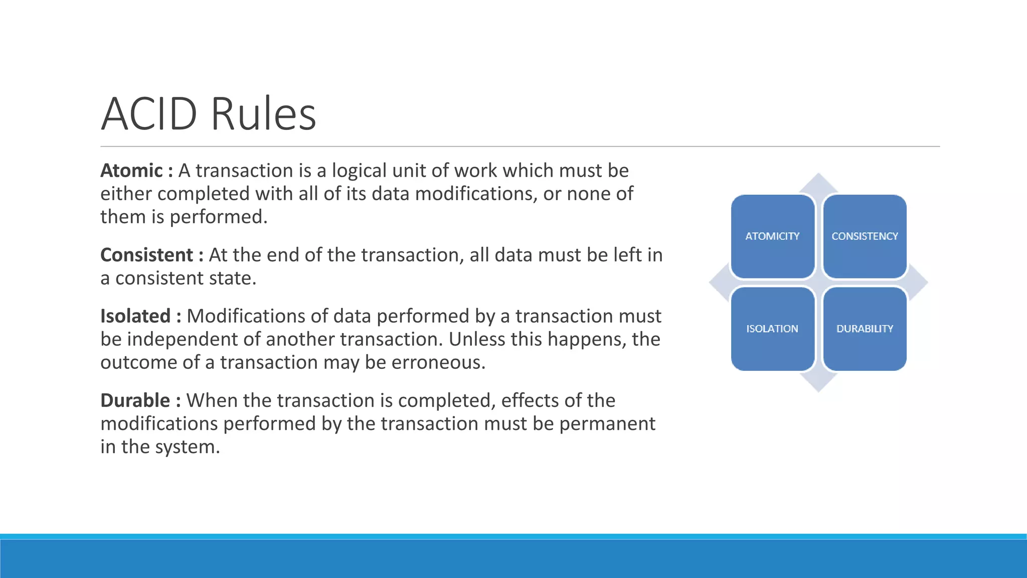 Modern databases and its challenges (SQL ,NoSQL, NewSQL) | PPTX