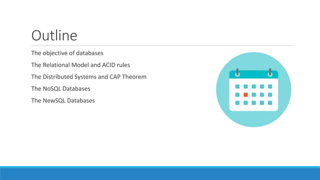 Modern databases and its challenges (SQL ,NoSQL, NewSQL) | PPTX