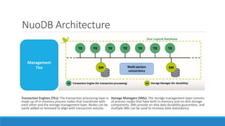 Modern databases and its challenges (SQL ,NoSQL, NewSQL) | PPTX