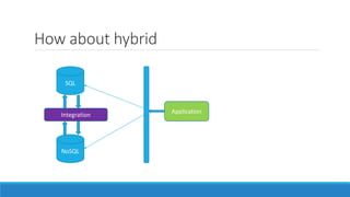 Modern databases and its challenges (SQL ,NoSQL, NewSQL) | PPTX