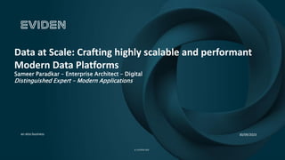 Crafting highly scalable and performant Modern Data Platforms | PDF