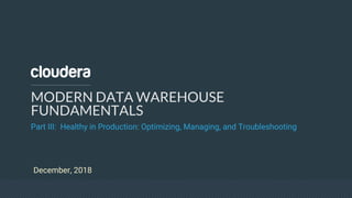 Modern Data Warehouse Fundamentals Part 3 | PPTX