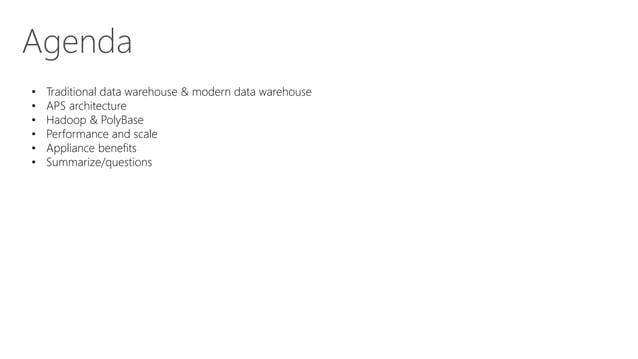 Modern Data Warehousing with the Microsoft Analytics Platform System | PPTX