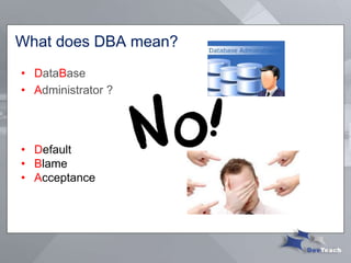 Jean-René Roy : The Modern DBA | PPT