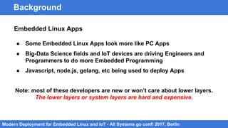 Modern IoT and Embedded Linux Deployment - Berlin | PPT