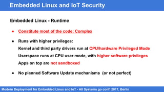 Modern IoT and Embedded Linux Deployment - Berlin | PPT
