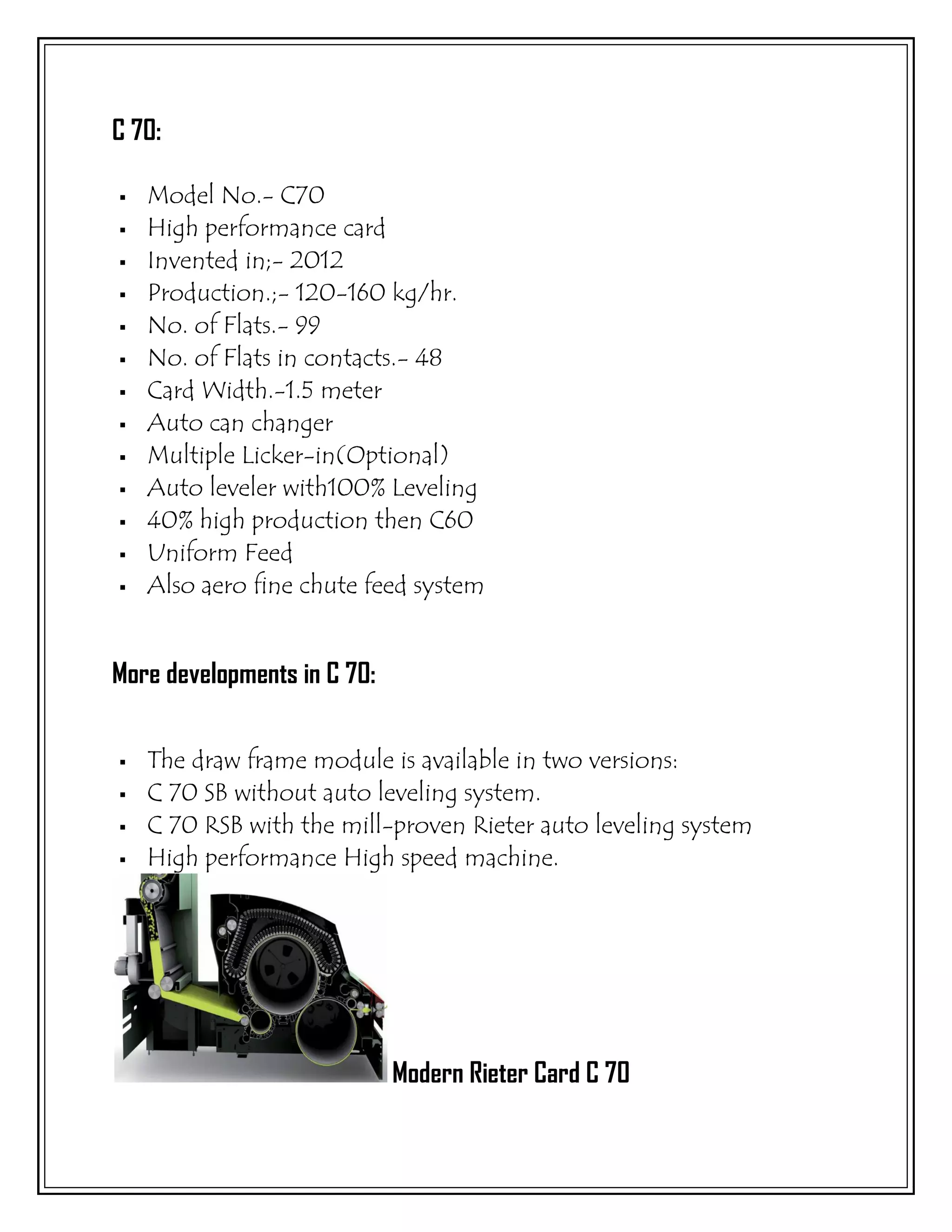 Modern developements in carding | PDF
