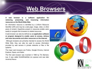 Modern developments in the use of internet by inqilab patel | PPTX