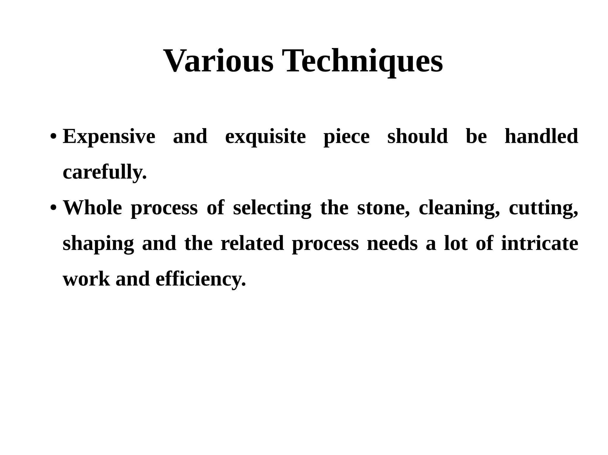 Modern diamond cutting techniques | PDF