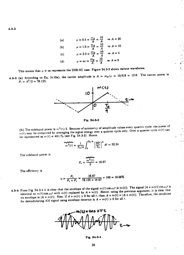 Modern digital and analog communication syatems by b.p lathi solution ...