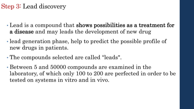 Modern drug discovery process|| M pharm Pharmacology.pptx | Biological ...