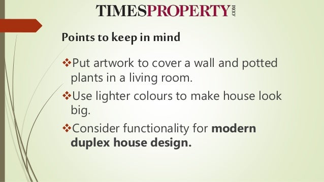 The best modern duplex house design | PPTX