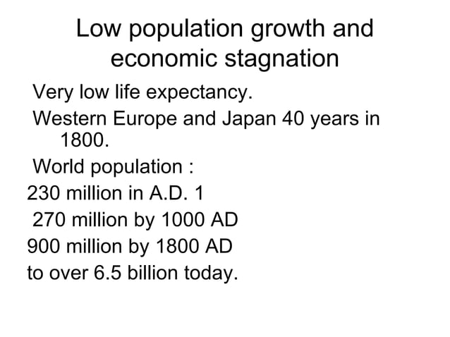 Modern Economic Growth 3a | PPT