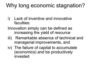 Modern Economic Growth 3a | PPT