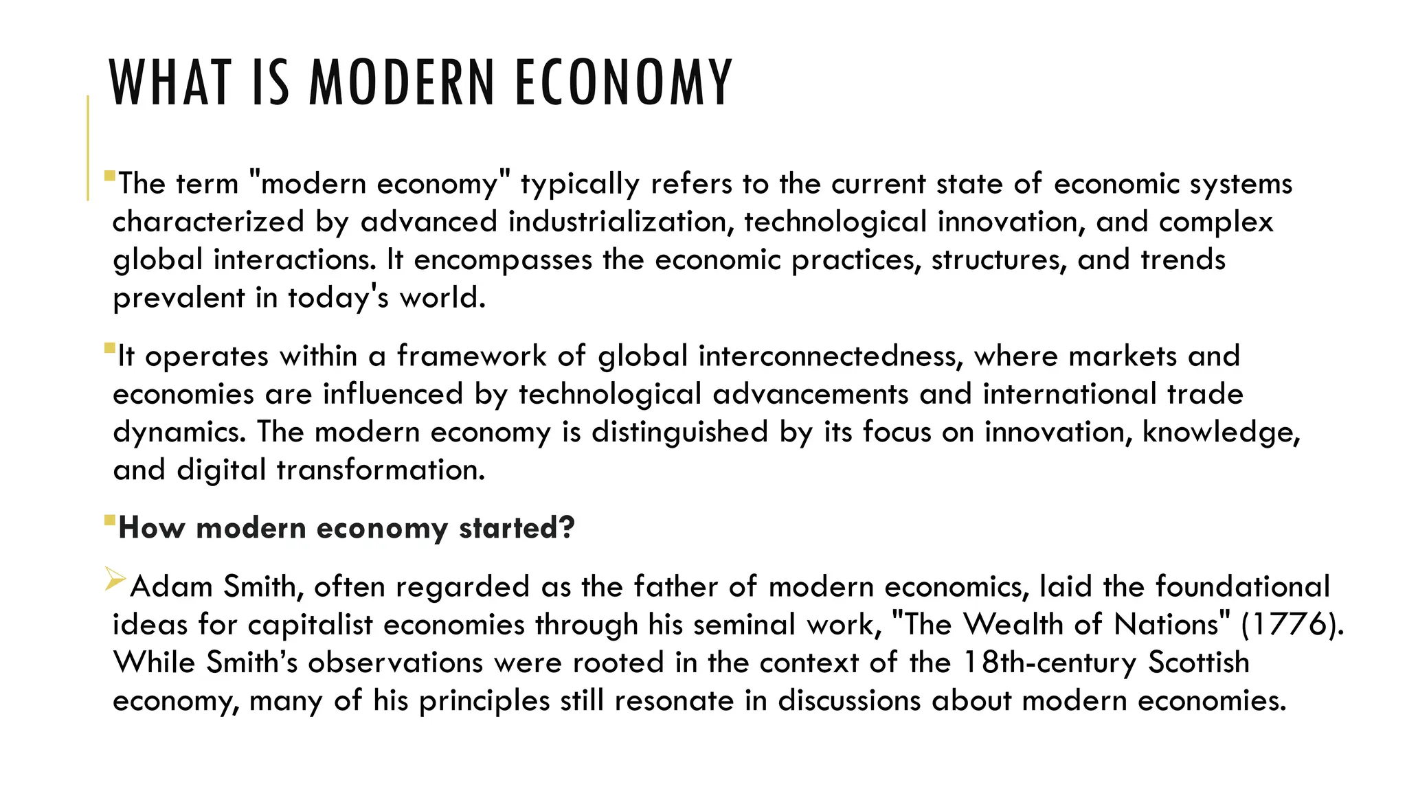 Modern economy & its characteristics.pptx