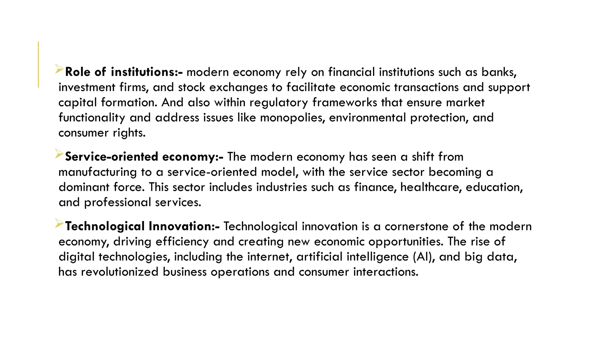 Modern economy & its characteristics.pptx