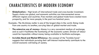 Modern economy & its characteristics.pptx