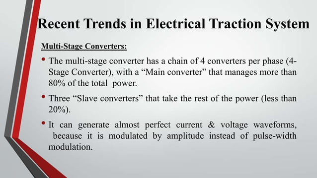 Modern electric trends in electric drives | PPTX