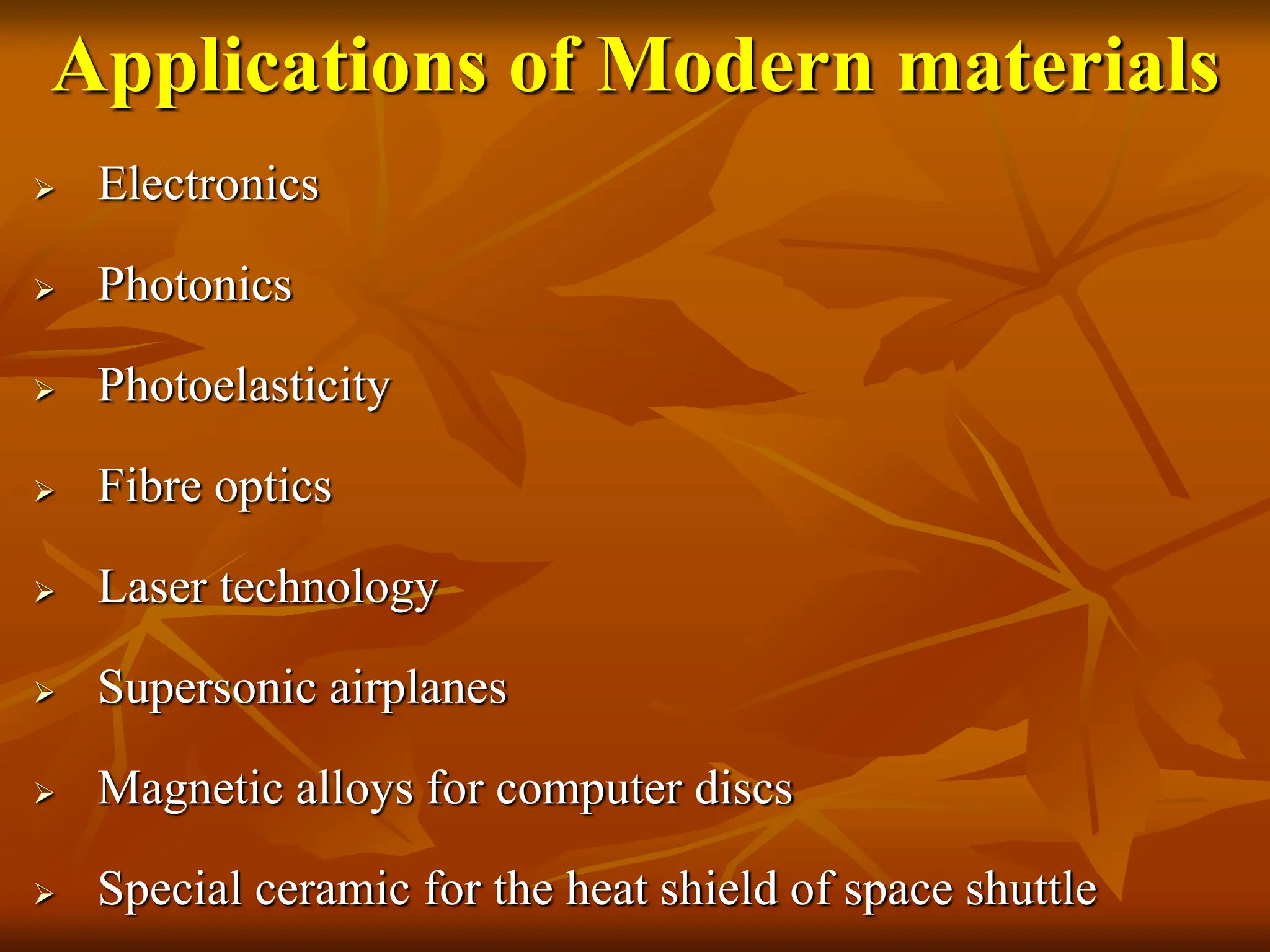 Modern Engineering materials for engineers.ppt | Chemistry | Science