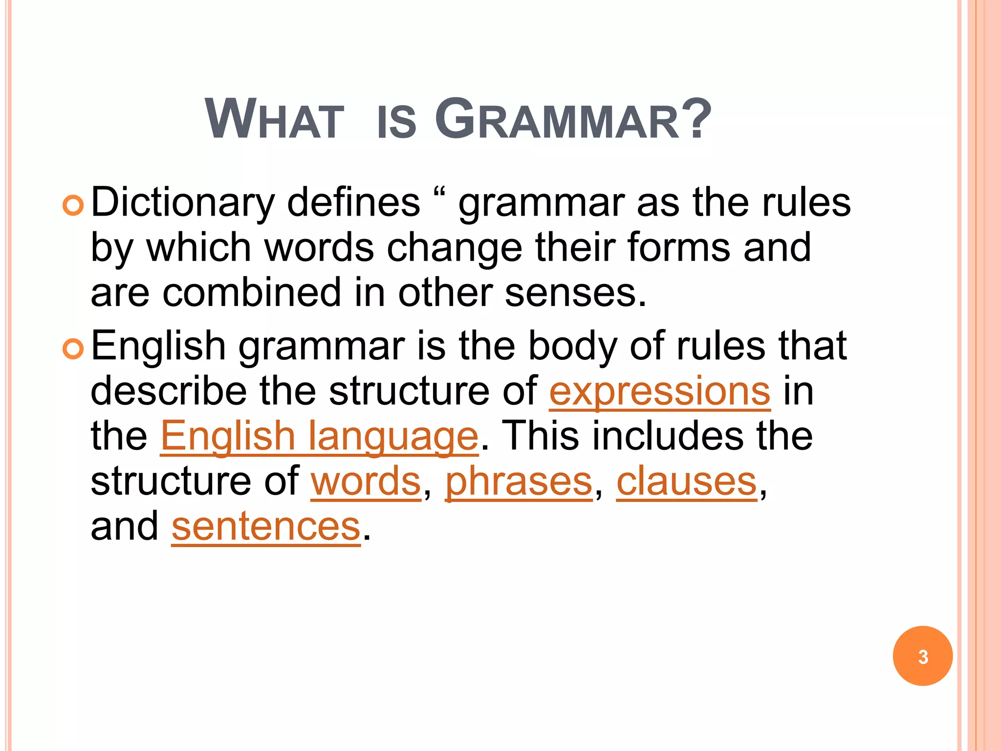 Modern english grammar | PPTX