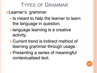 Modern english grammar | PPTX