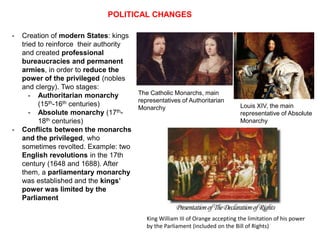 Modern Era: general features | PPTX | Economy | Business and Finance