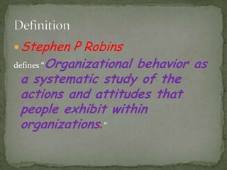 Modern era of organizational behavior | PPTX