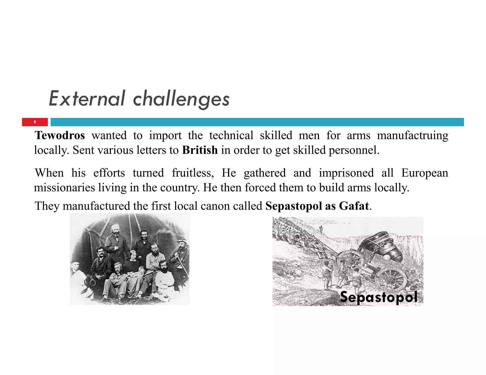 Modern ethiopia empire and the reign of tewodros II | PDF