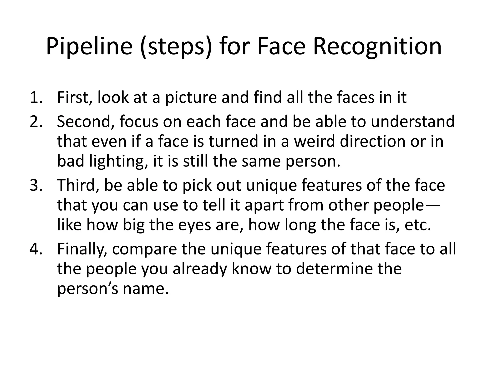 Modern face recognition with deep learning | PPTX