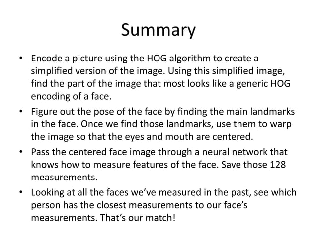 Modern face recognition with deep learning | PPTX | Artificial ...