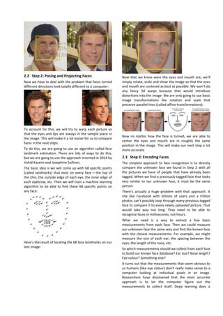 Modern face recognition with deep learning Script | PDF