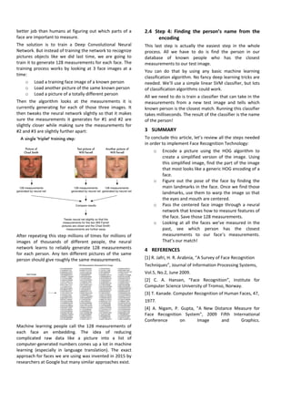 Modern face recognition with deep learning Script | PDF