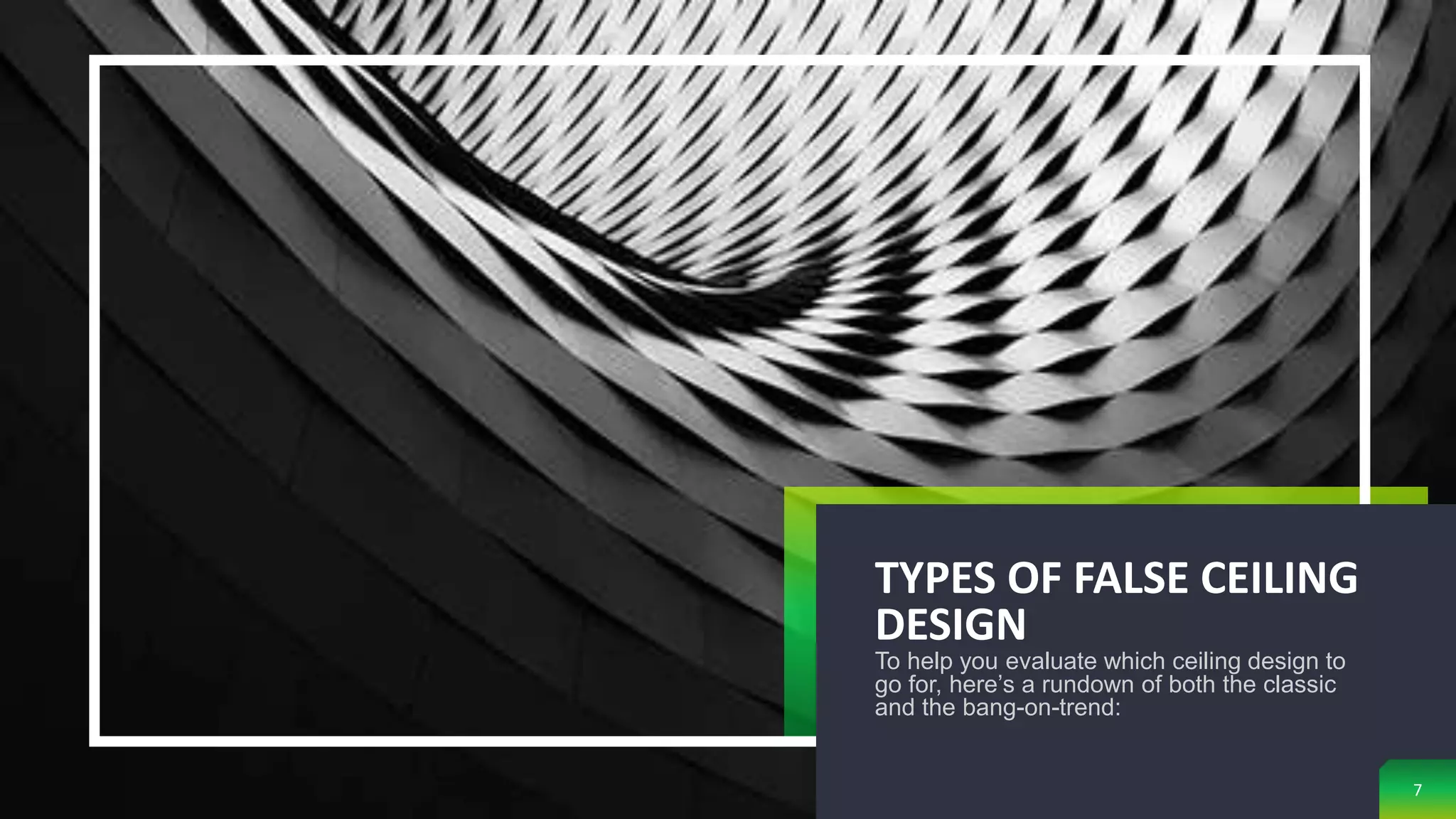 Modern False Ceiling | PPT
