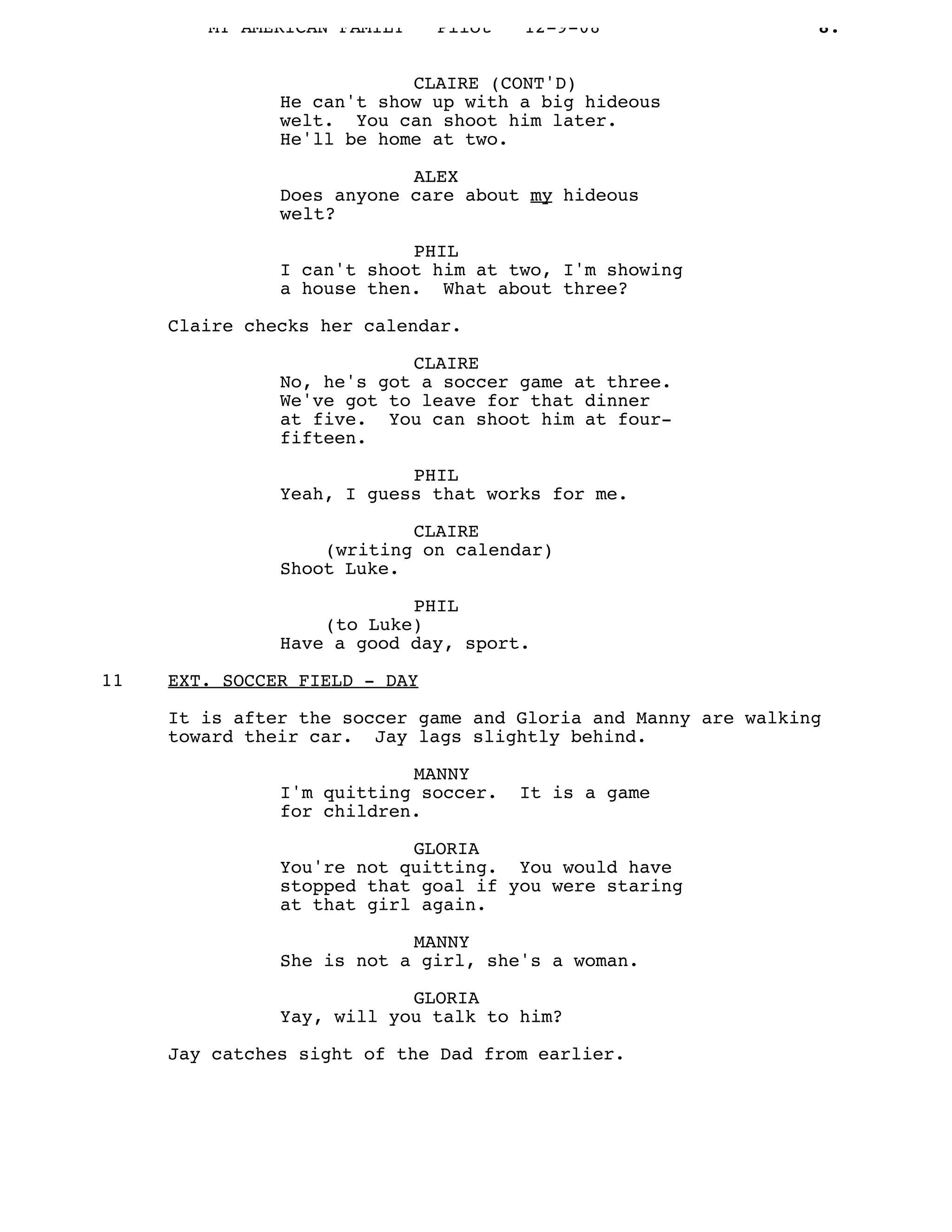 Modern family pilot script for educational purposes - משפחה מודרנית ...