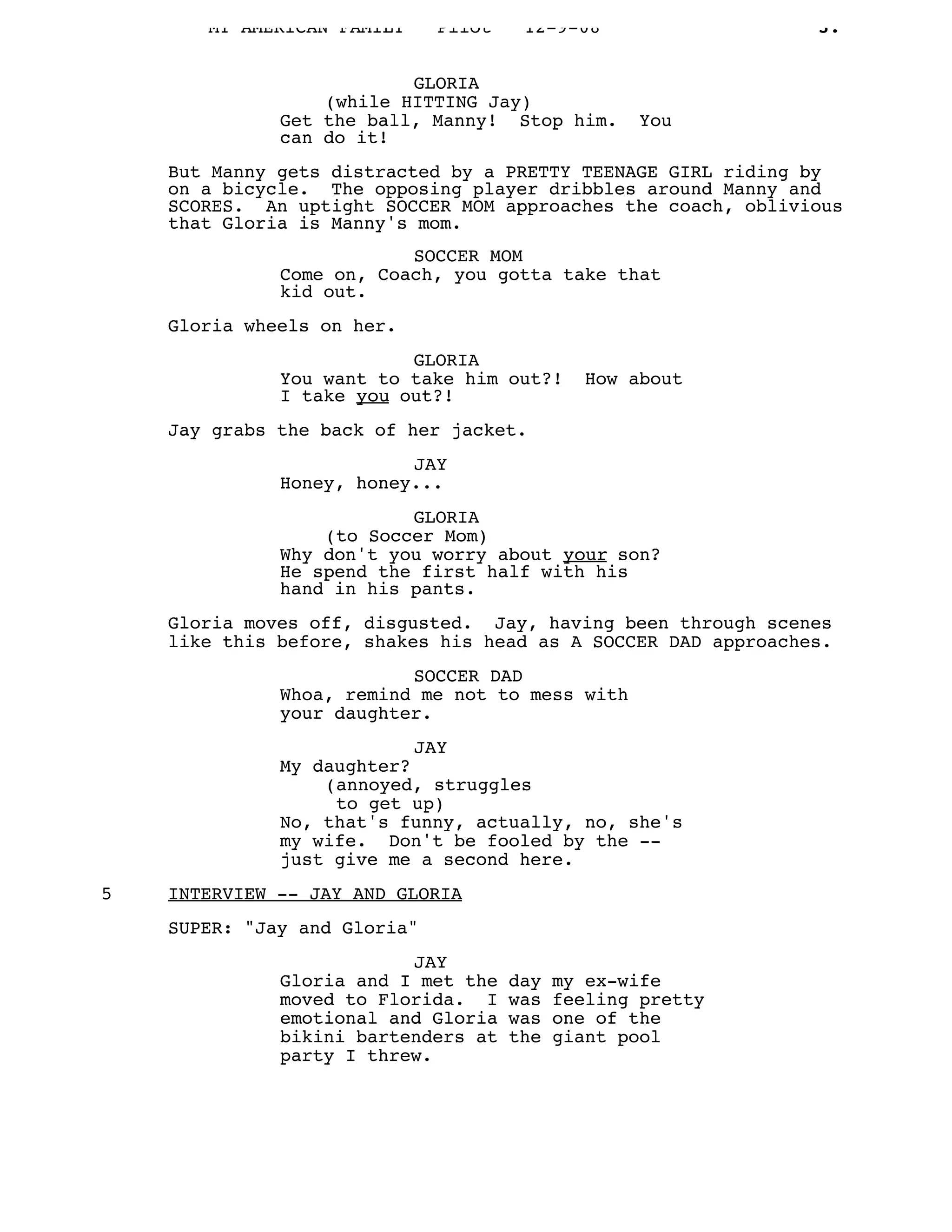 Modern family pilot script for educational purposes - משפחה מודרנית ...