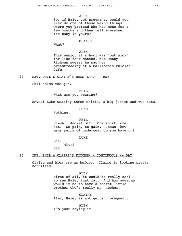 Modern family pilot script for educational purposes - משפחה מודרנית ...