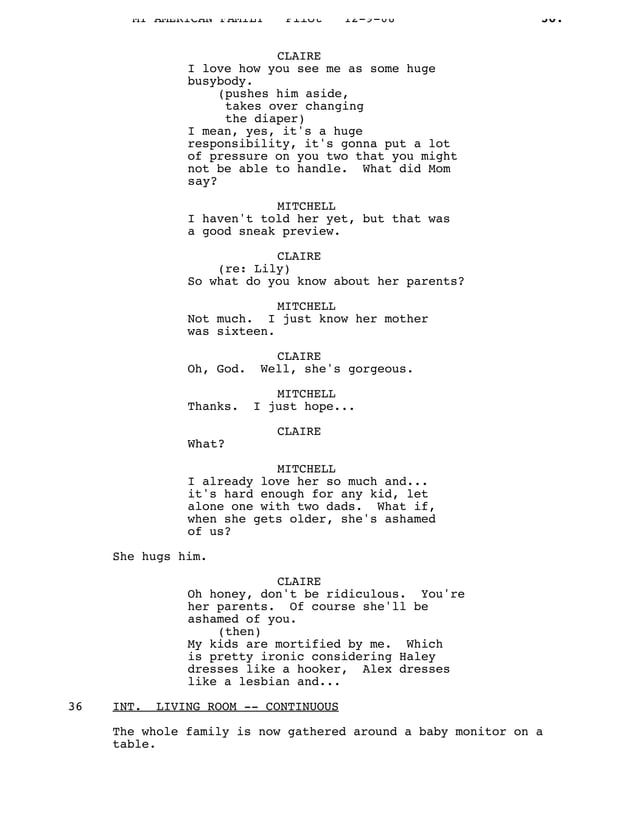 Modern family pilot script for educational purposes - משפחה מודרנית ...