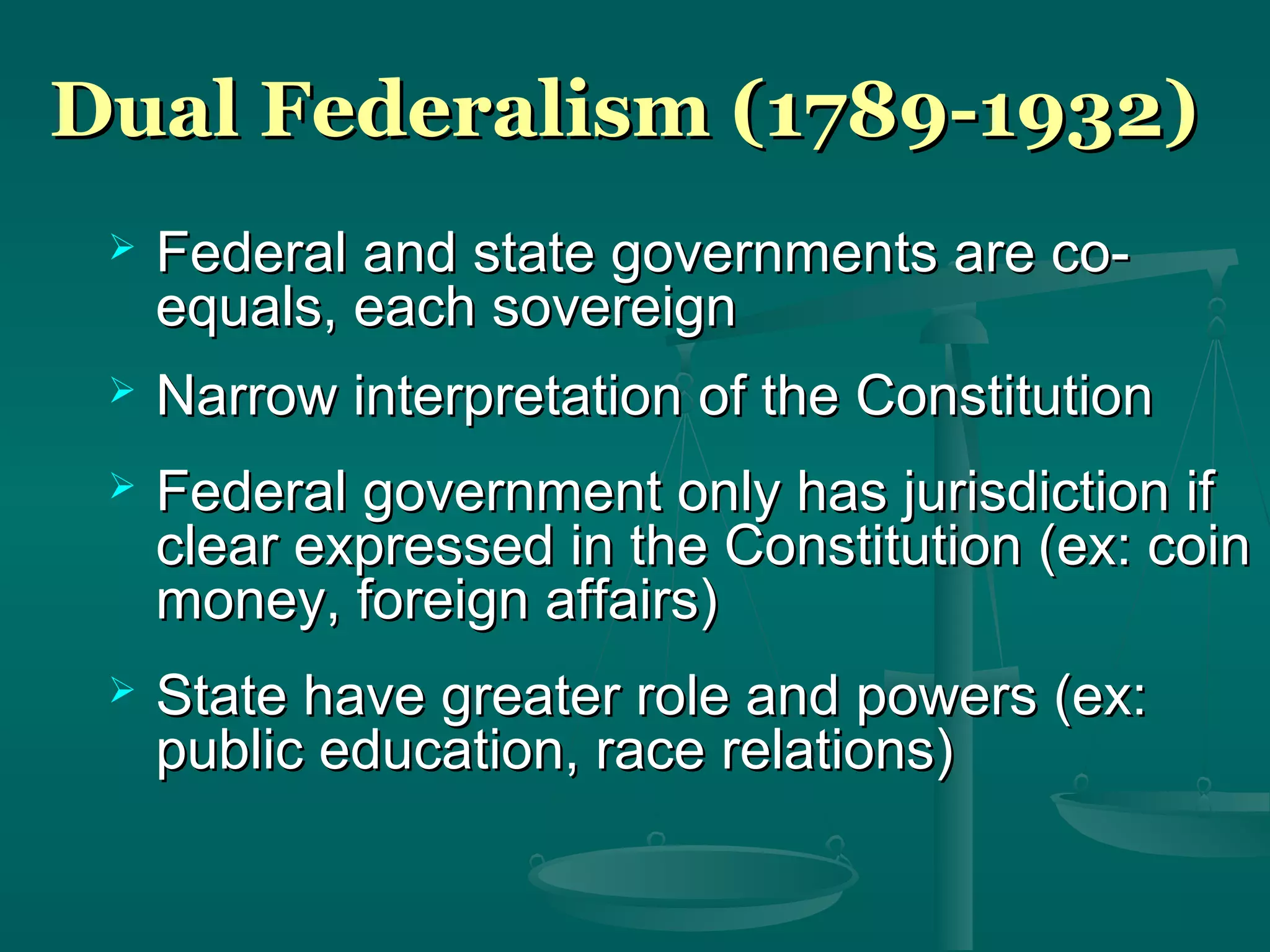Modern federalism | PPT