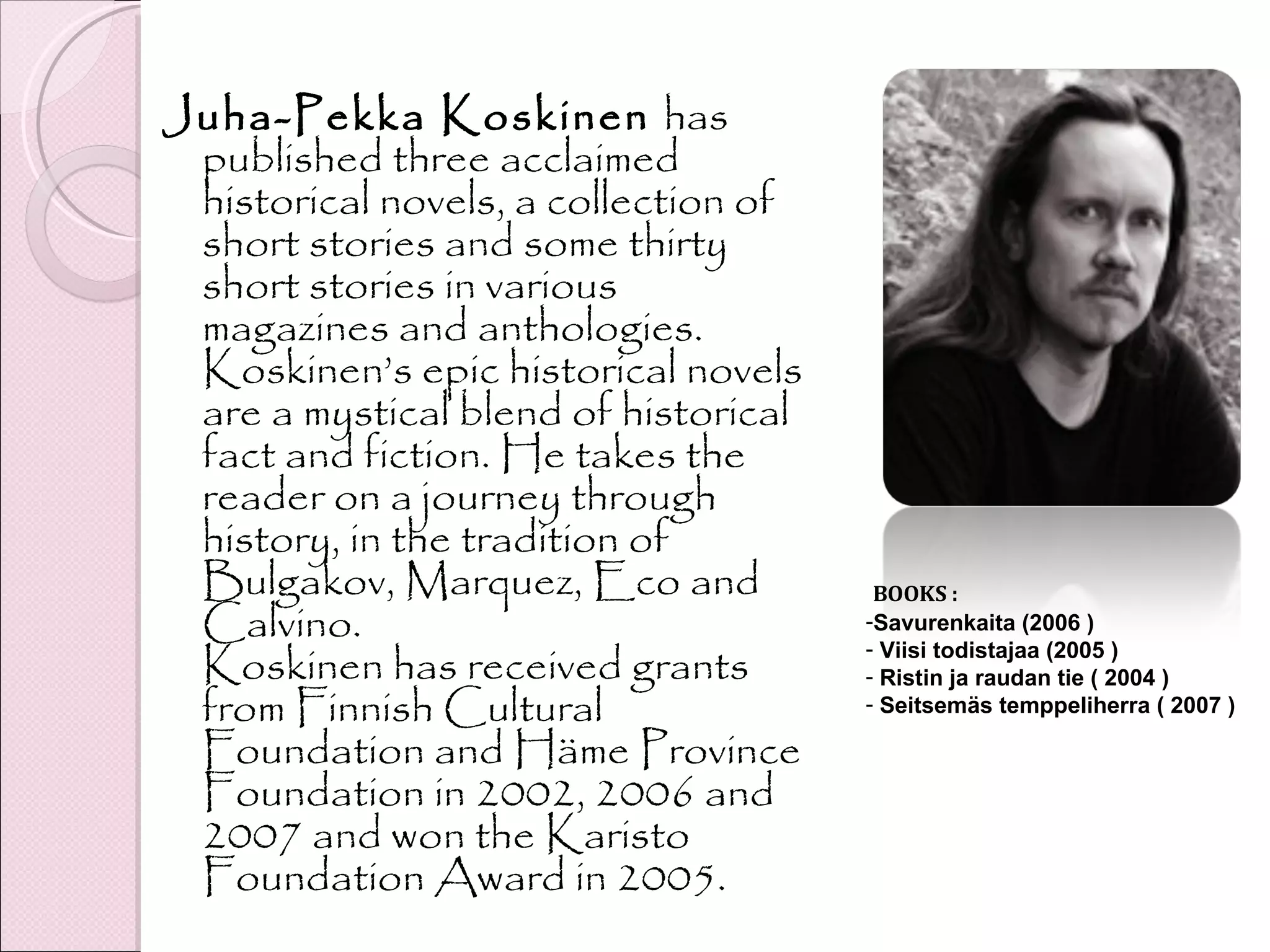 Modern finnish literature | PPT