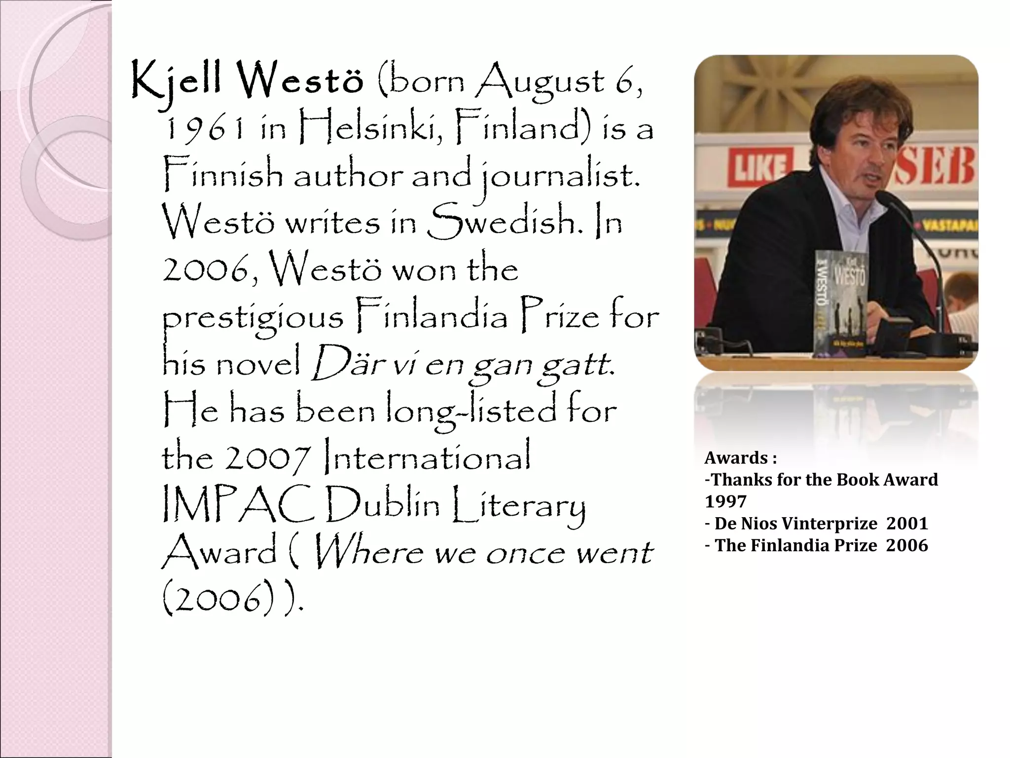 Modern finnish literature | PPT