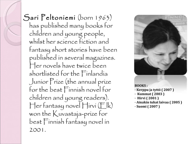Modern finnish literature | PPT