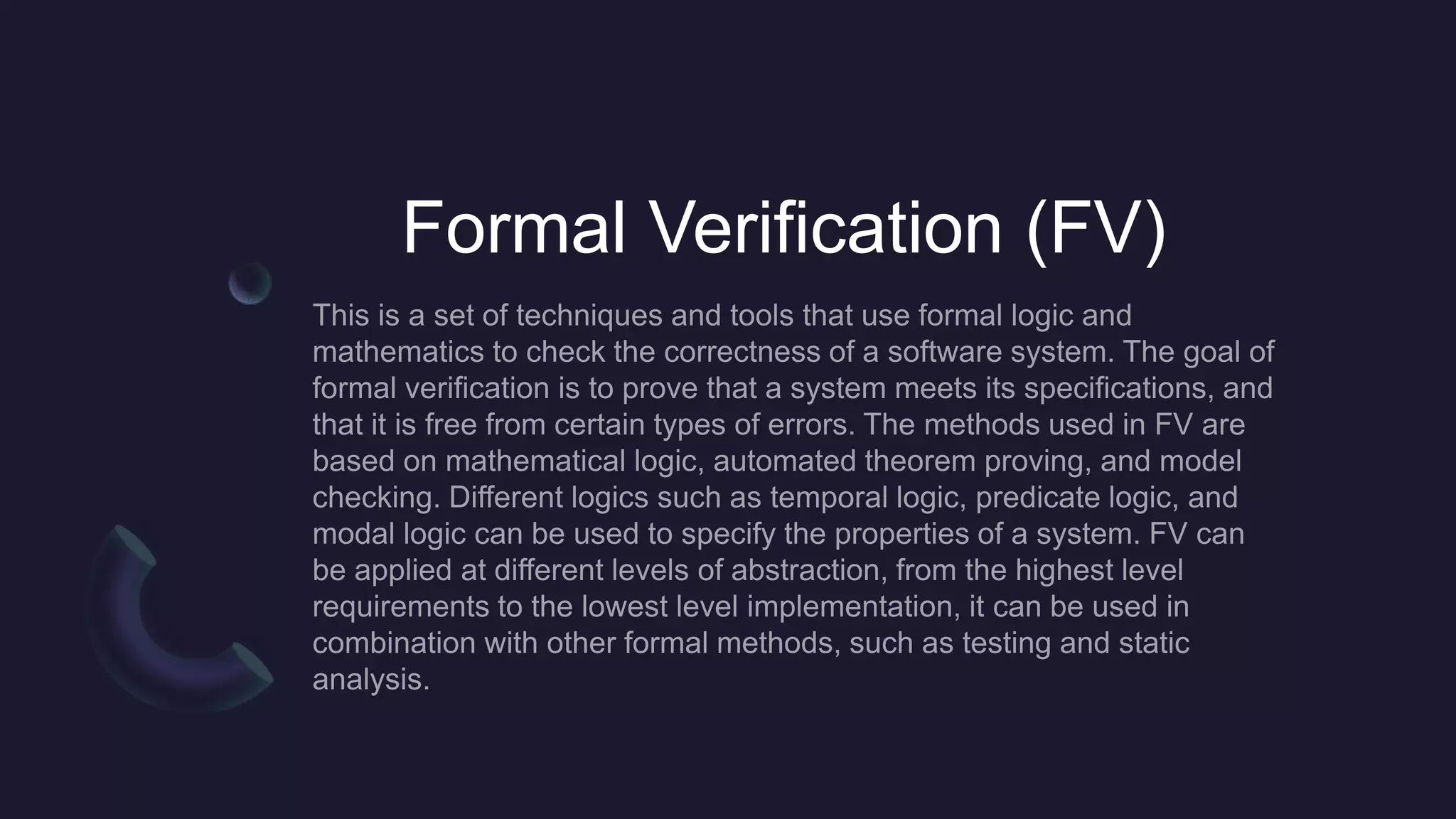 Modern Formal Methods In Software Engineeringpptx Programming Languages Computing