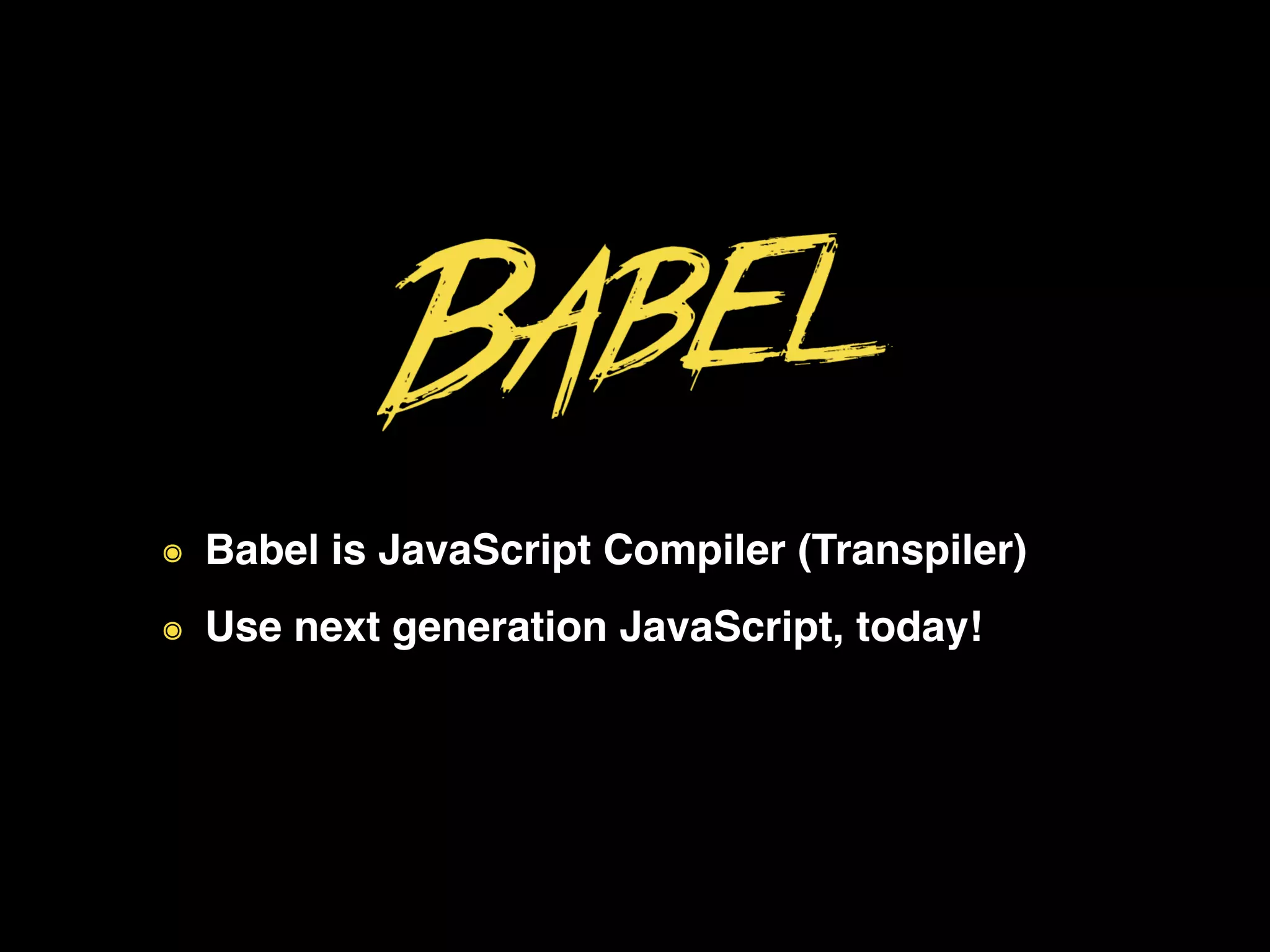 Modern front-end Workflow | PPT