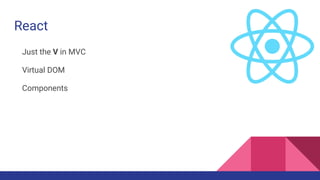 Modern frontend in react.js