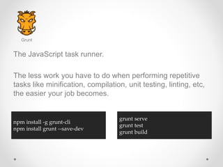Modern Front End Tools & Workflow | PPTX