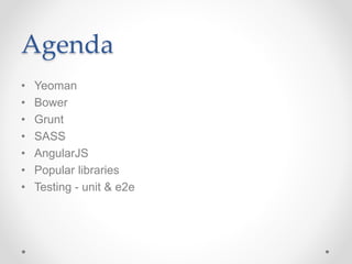 Modern Front End Tools & Workflow | PPTX