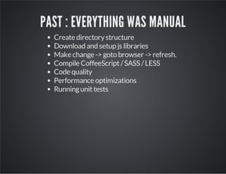 Modern frontend workflow | PPT