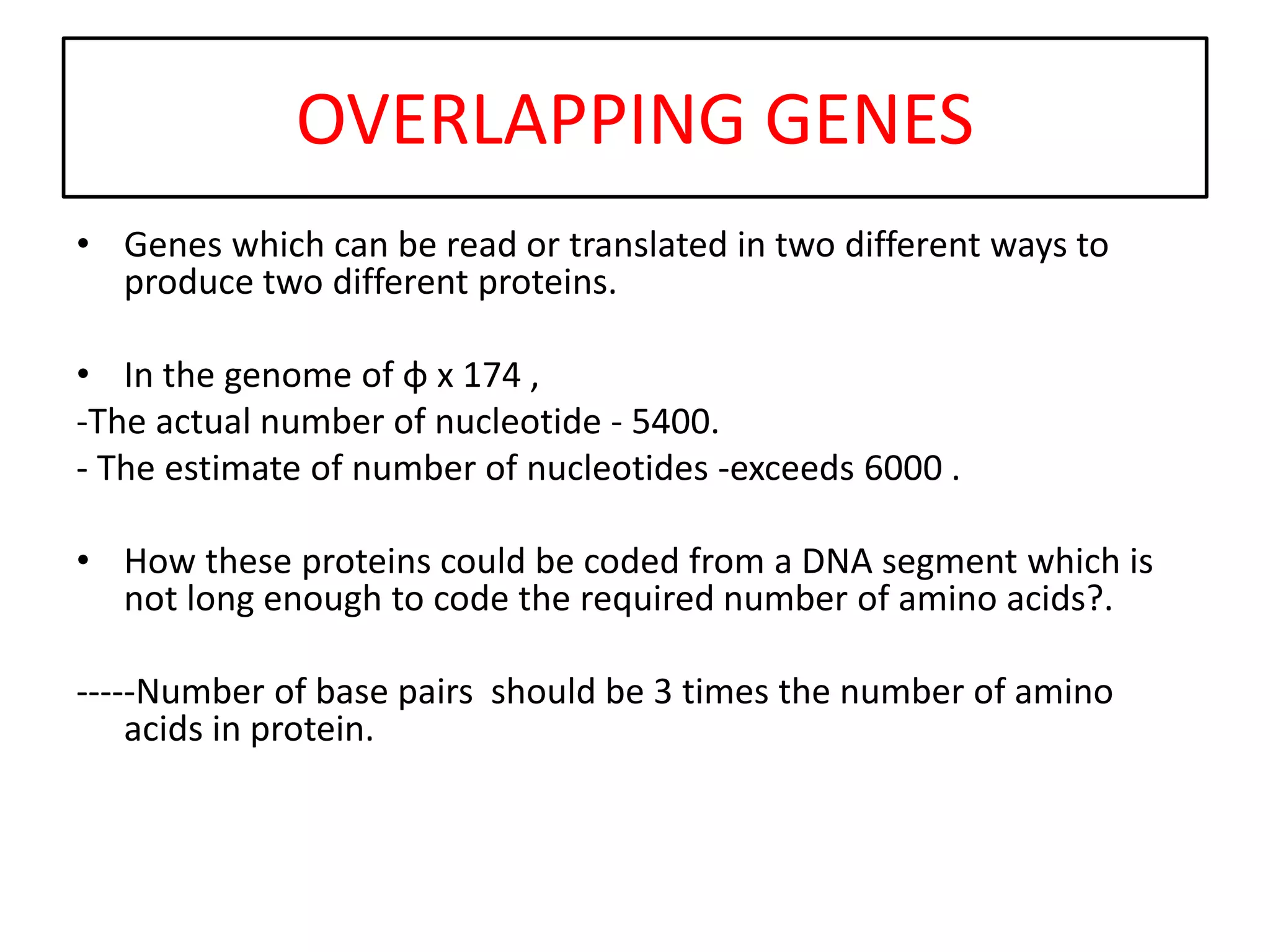 Modern gene concept | PPTX