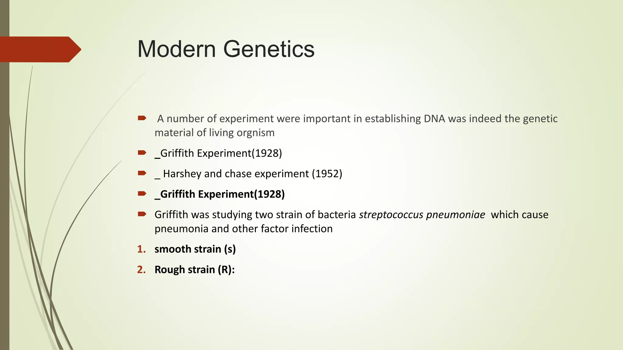 Modern genetics | PPTX
