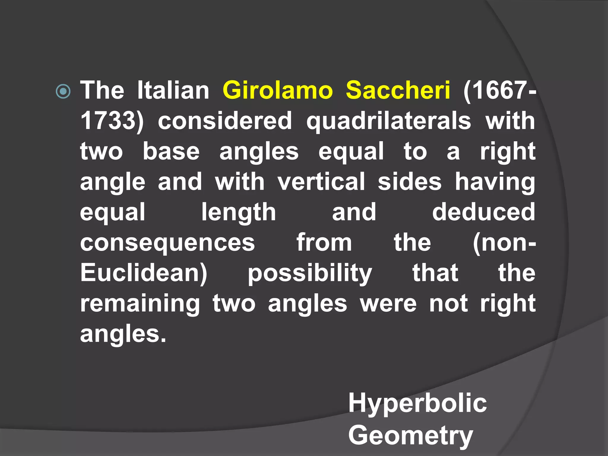 Modern geometry | PPTX